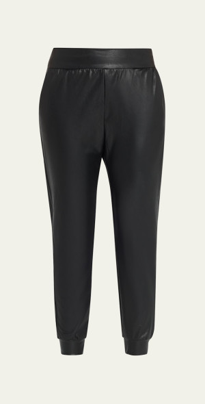 Commando - Faux-Leather Jogger Pants