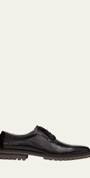 Common Projects - Men's Lug Sole Leather Derby Shoes