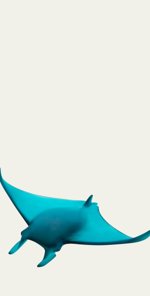 Daum - Small Manta Ray Sculpture