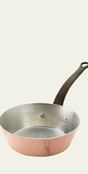 Duparquet Copper Cookware - Solid Copper Tin-Lined Splayed Sauce Pan