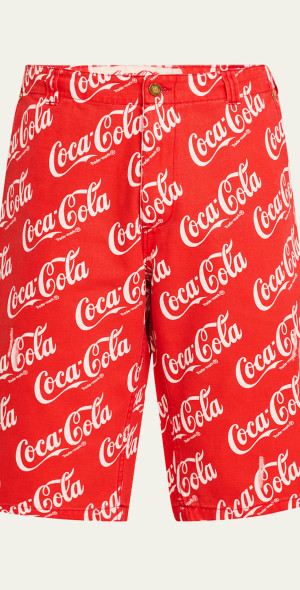 ERL - Men's Canvas Coca Cola Shorts