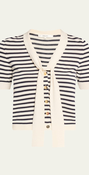 FRAME - The Sailor Tie Cardigan