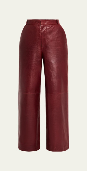 FRAME - The Wide Leather Trousers