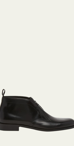Giorgio Armani - Men's Bull Leather Chukka Boots