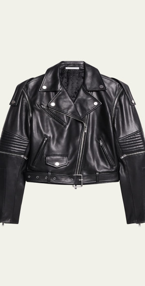 Helmut Lang - Astro Convertible Leather Biker Jacket