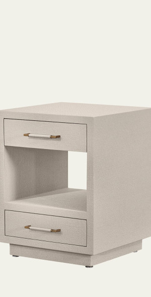 Interlude Home - Taylor Small Bedside Chest, Caribbean Sand