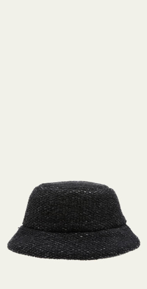 Inverni - Woven Cashmere-Blend Bucket Hat
