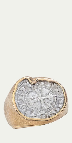 Jorge Adeler - Men's Ancient Coin Signet Ring