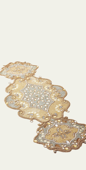 Kim Seybert - Metallic Baroque Table Runner