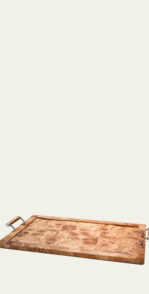 LADORADA - Burl Veneer Large Tray