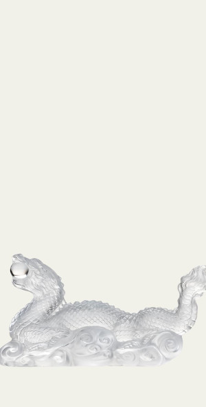 Lalique - Dragon Tianlong Sculpture, Clear