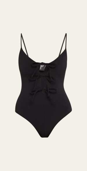Lisa Marie Fernandez - Crepe Three Tie One-Piece Swimsuit