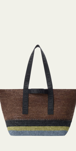 Loewe - Men's Fold Raffia Shopper Tote Bag