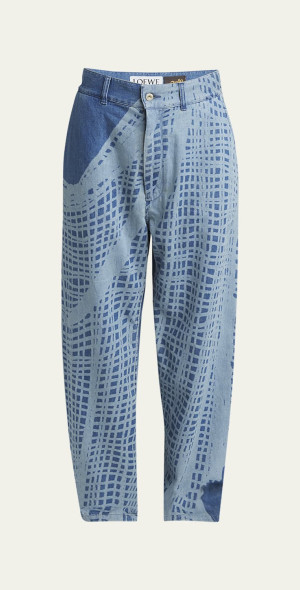 Loewe - x Paula Ibiza Tie-Dye Baggy Denim Jeans