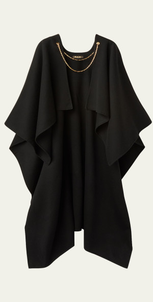 Loro Piana - Cecilia Cashmere Long Cape with Chain