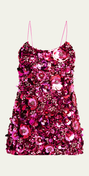 LoveShackFancy - Rutherford Sequined Mini Dress