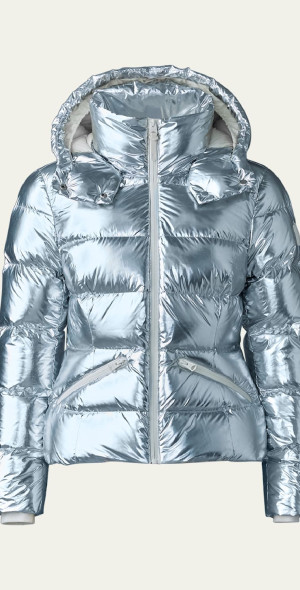 Mackage - Madalyn Metallic Down Puffer Jacket with Hood