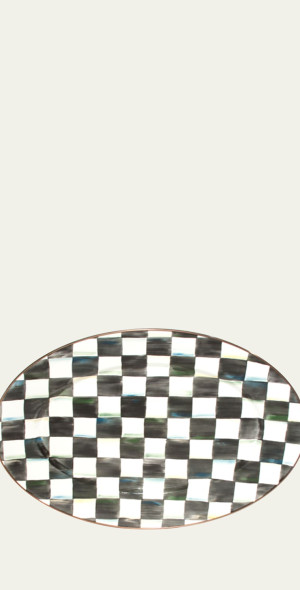 MacKenzie-Childs - Medium Courtly Check Oval Platter