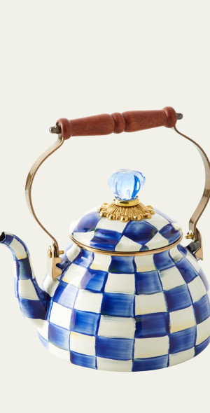 MacKenzie-Childs - Royal Check 2-Qt. Tea Kettle