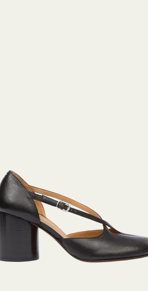 Maison Margiela - Tabi Strappy Block-Heel Pumps