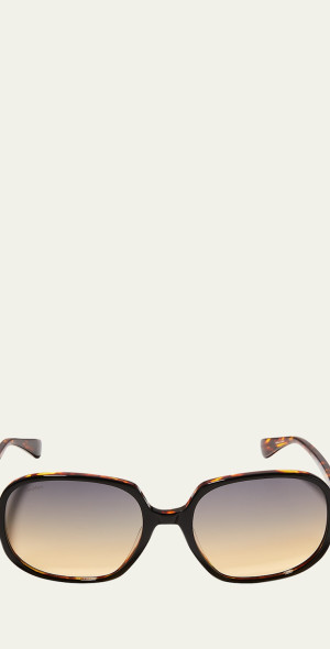 Max Mara - Emme Round Acetate Sunglasses