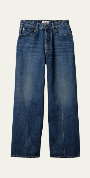 Miu Miu - High-Rise Oversized Jeans