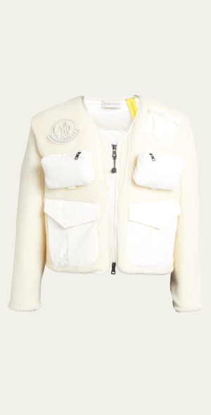Moncler Genius - Moncler x Pharrell Williams Men's Fleece Cargo Field ...