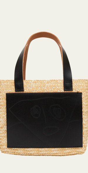 Plan C - Pili and Bianca Straw Tote Bag