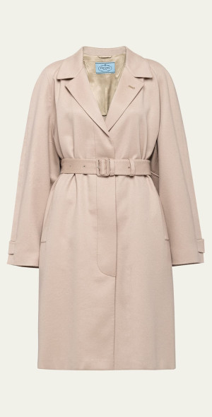 Prada - Belted Cashmere Coat