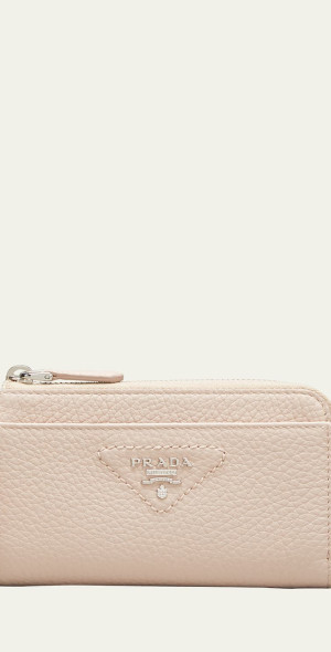 Prada - Calfskin Zip Card Case