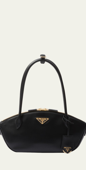 Prada - City Zip Leather Shoulder Bag