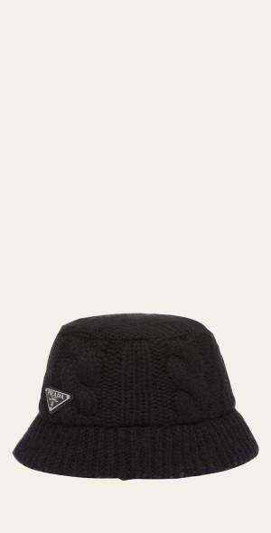 Prada - Knit Wool Bucket Hat