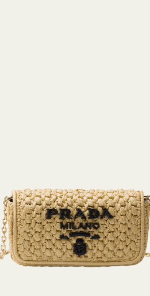 Prada - Logo Crochet Clutch Bag