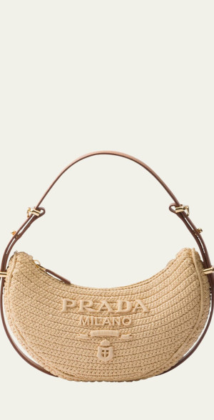 Prada - Logo Crochet Shoulder Bag