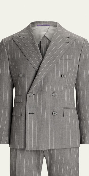 Ralph Lauren Purple Label - Men's Kent Hand-Tailored Pinstripe Wool Suit