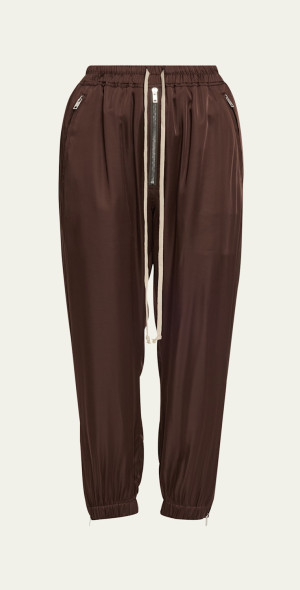 Rick Owens - Track Drawstring Zip-Cuff Pants