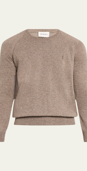 Saint Laurent - Men's Cashmere Logo Sweater