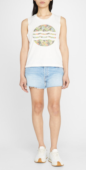 Sol Angeles - Desert Floral Waves Cotton Muscle Tank