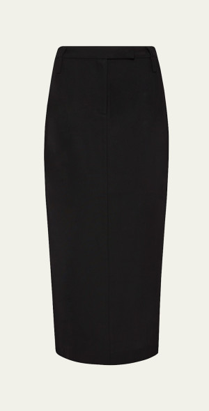 St. Agni - Double-Loop Straight Maxi Skirt