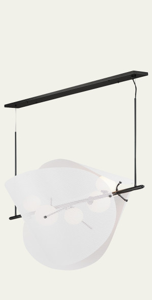 Studio M - X Mat Sanders Chips 5-Light Linear Pendant Light