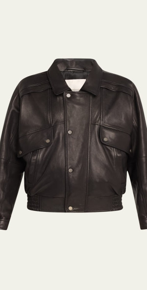 TEURN STUDIOS - Leather Taxi Driver Jacket