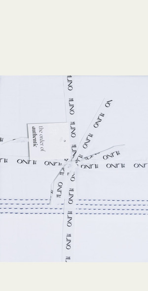 The Lino - Essential Embroidered Queen Flat Sheet