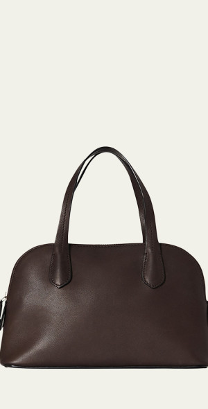 THE ROW - Ingrid Top-Handle Bag in Saddle Leather