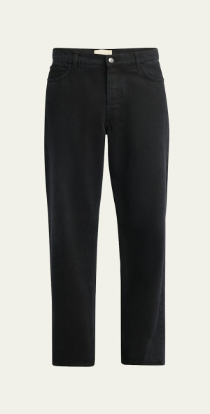THE ROW - Men's Ross Faded Straight-Leg Jeans
