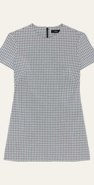 Theory - Short-Sleeve A-Line Mini Dress