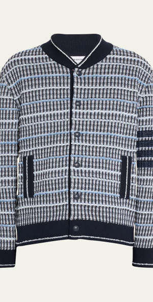 Thom Browne - Men's Tweed Bomber Jacket
