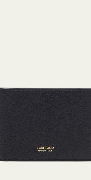 TOM FORD - Men's Grained Leather T-Line Bifold Wallet