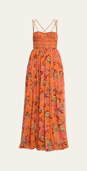Ulla Johnson - Ines Floral Chiffon Gown