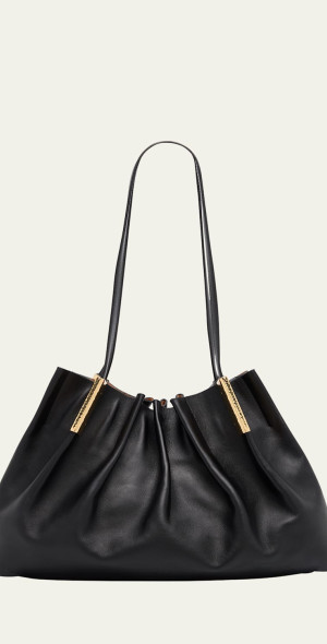 Ulla Johnson - Isadora Ruched East-Wester Leather Tote Bag