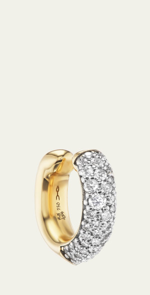 Uniform Object - 18K Yellow Gold Pave Shard Ear Cuff